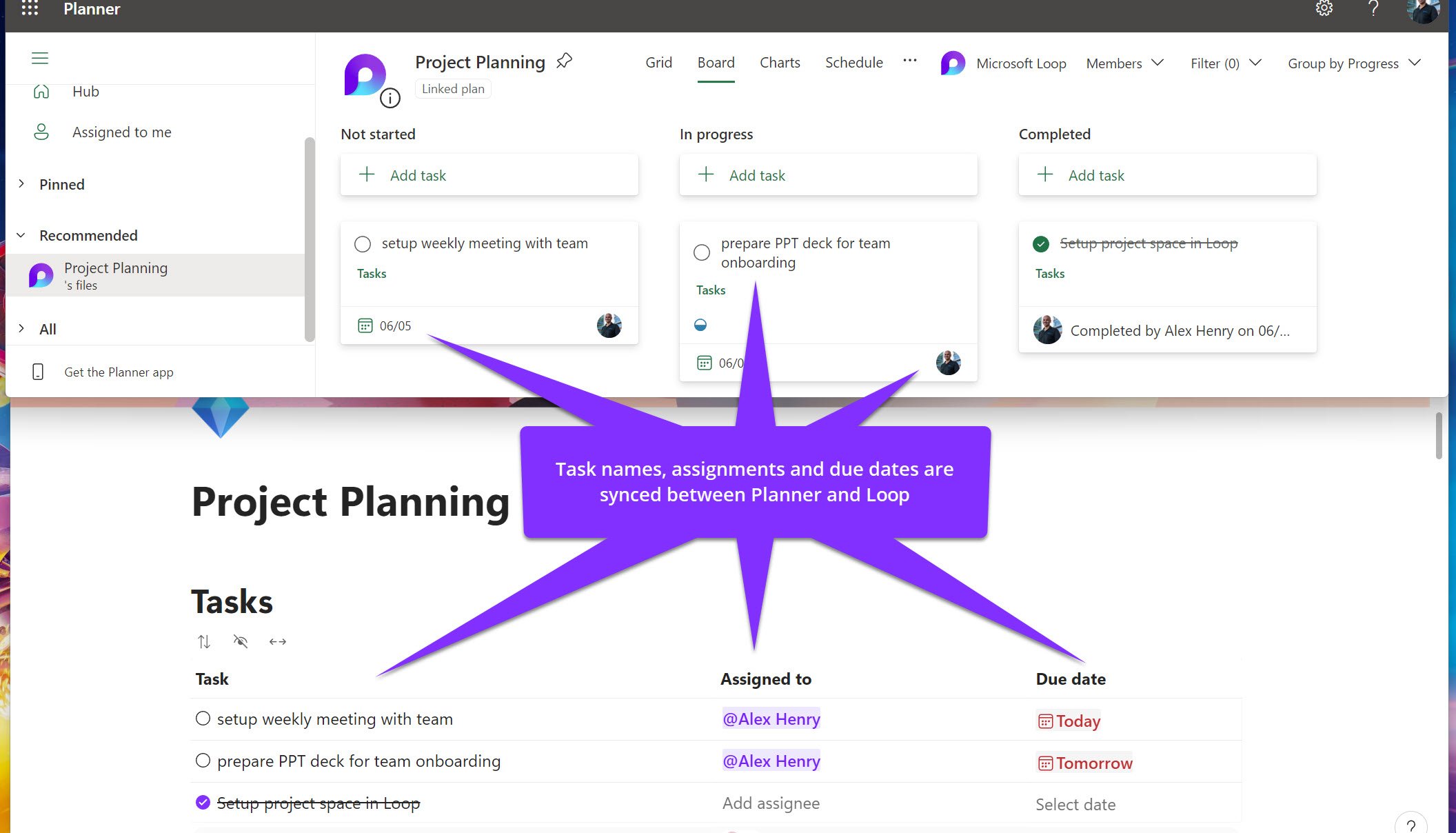 Creating Private Planner Boards with Microsoft Loop